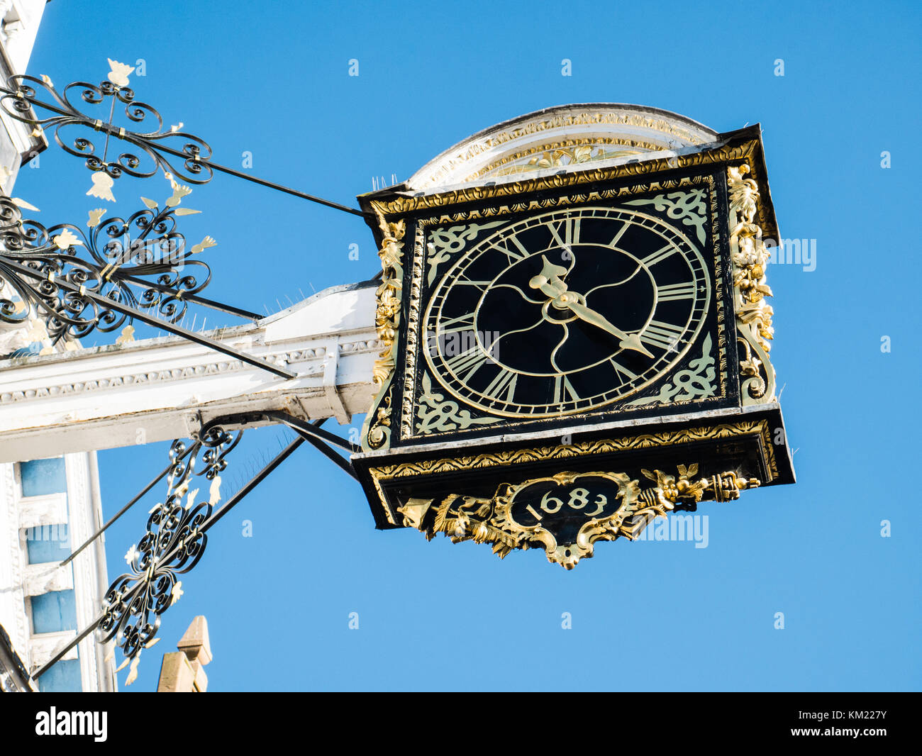 Guildford guildhall historic clock hi-res stock photography and images ...