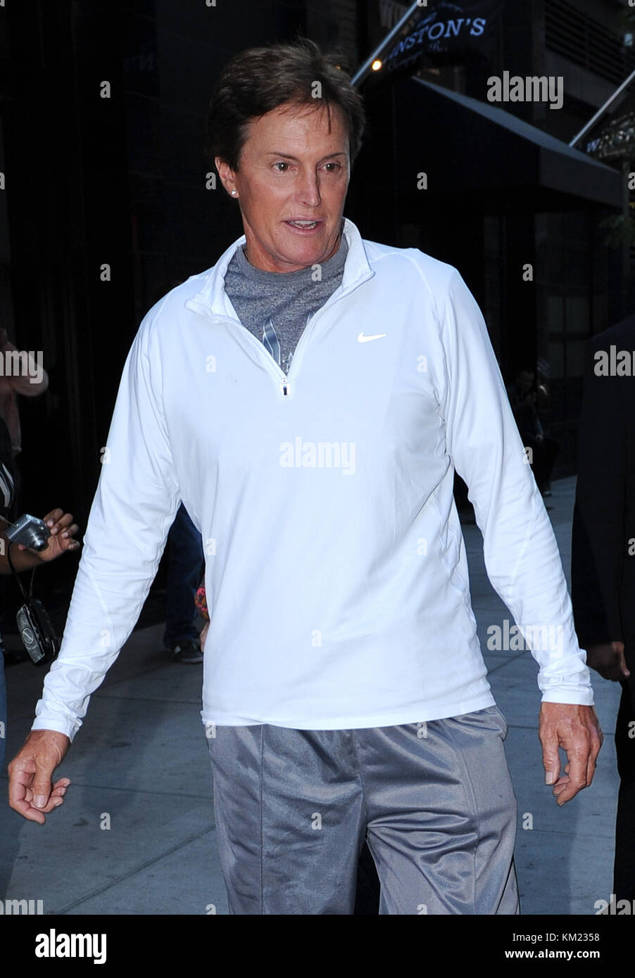 NEW YORK, NY - OCTOBER 04: Kris Jenner arrives at her hotel as husband ...