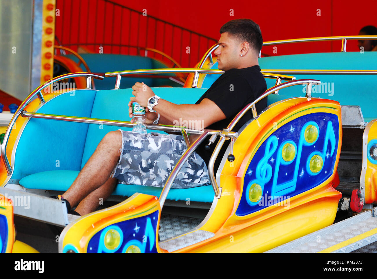 SEASIDE HEIGHTS, NJ - JULY 15: Ronnie Magro filming on location for ...