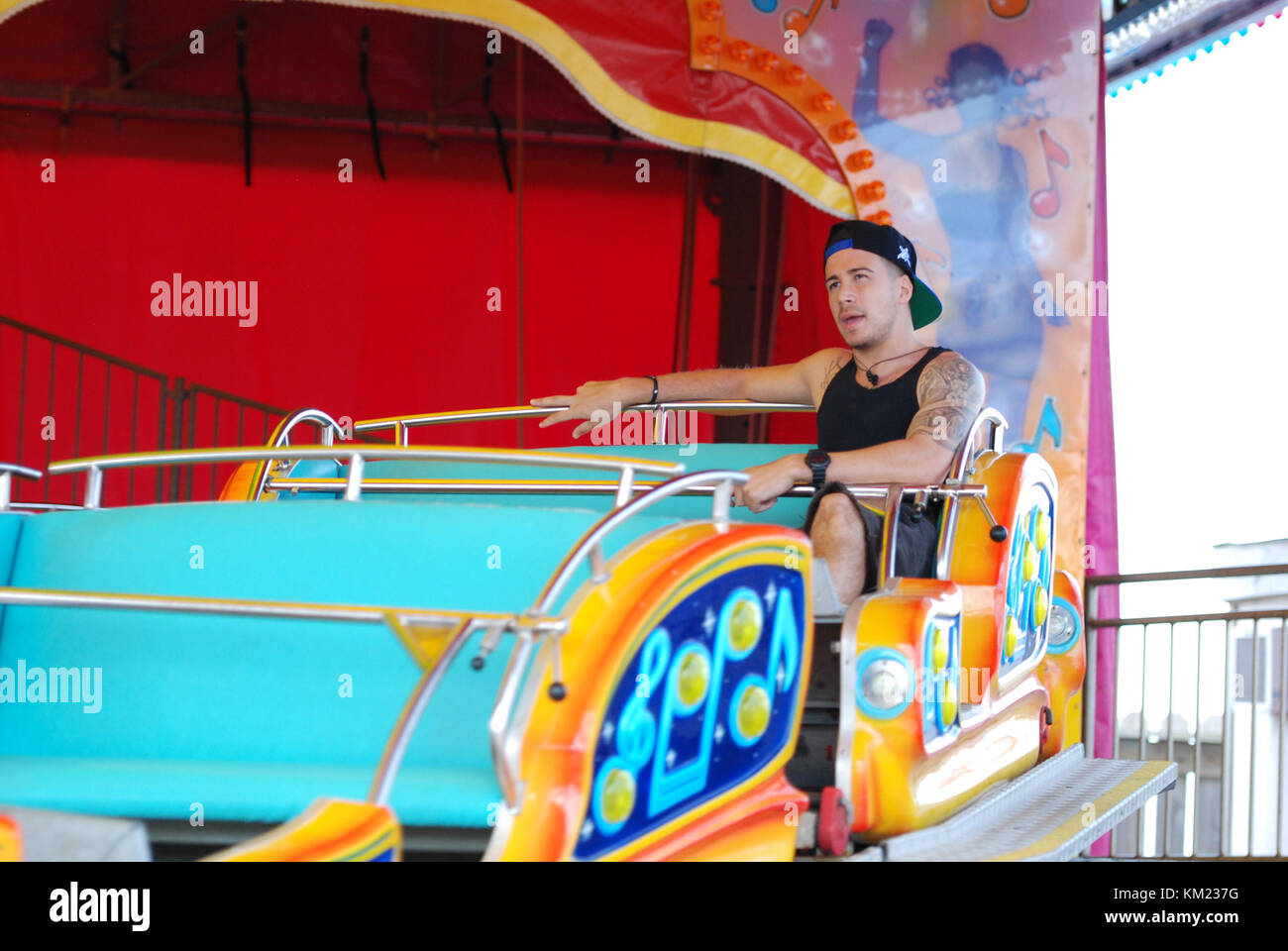 SEASIDE HEIGHTS, NJ - JULY 15: Vinny Guadagnino filming on location for ...