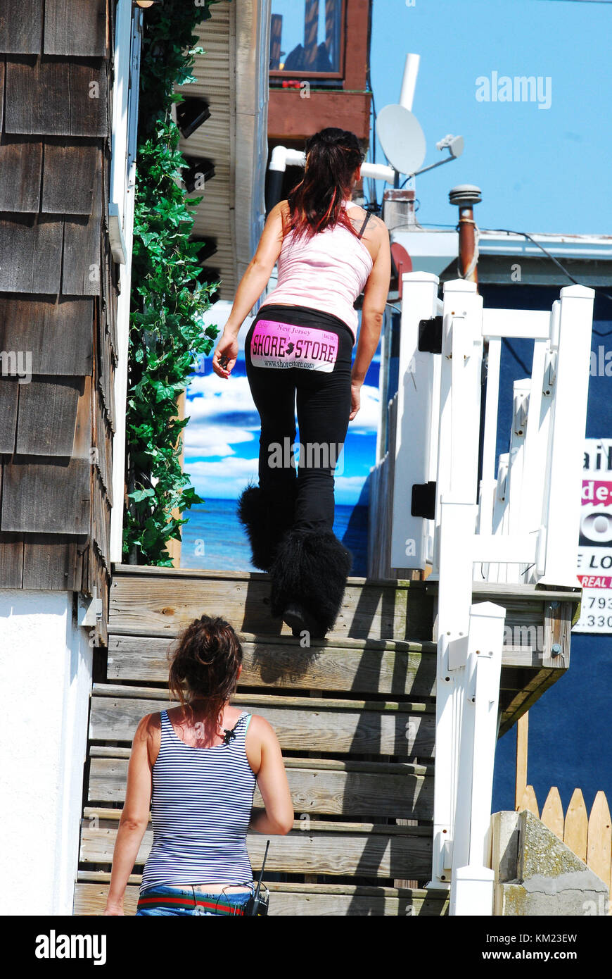 SEASIDE HEIGHTS, NJ - JULY 26 Jennifer 'JWoww' Farley, Nicole Polizzi ...