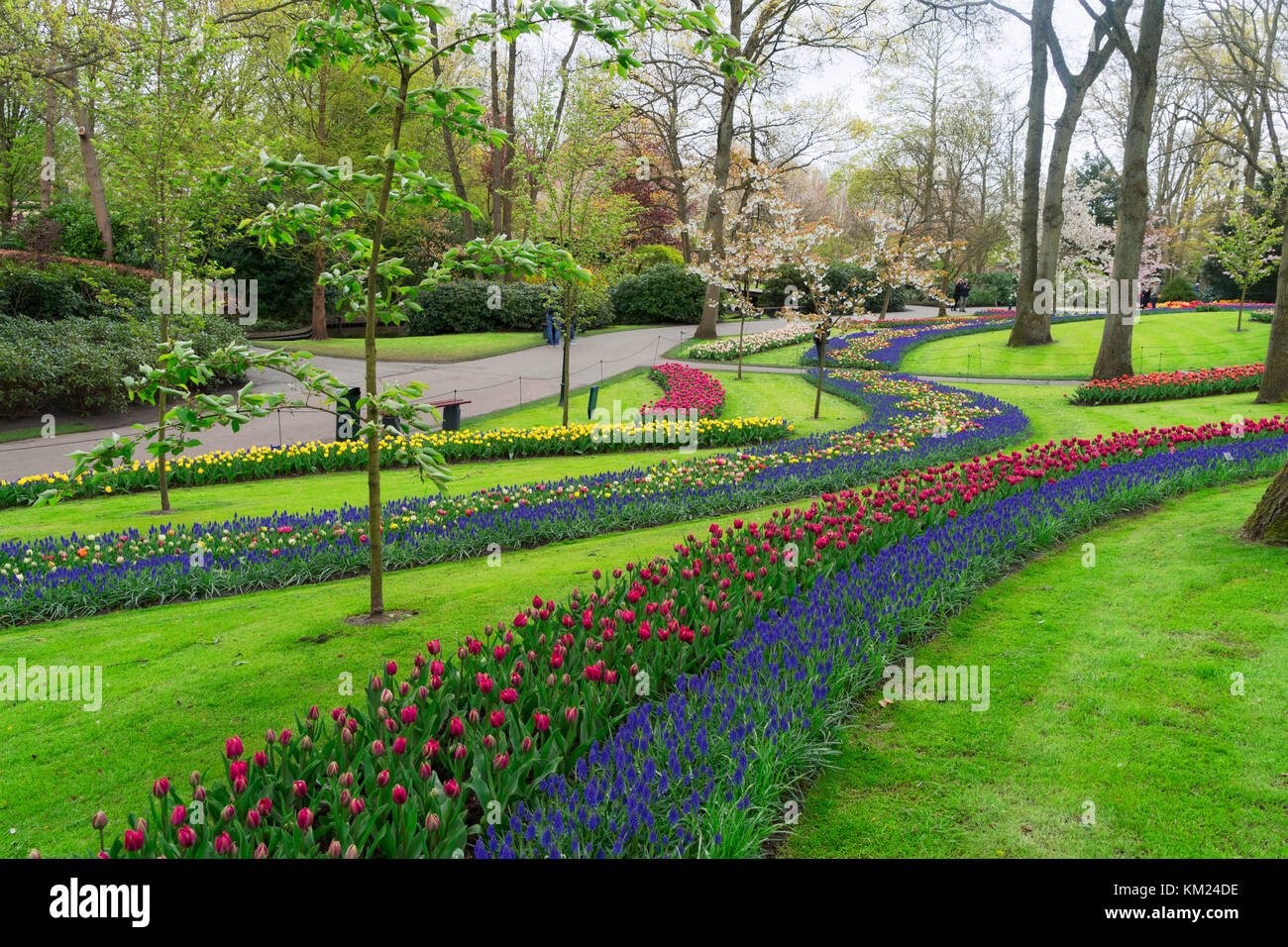 Formal spring garden Stock Photo - Alamy
