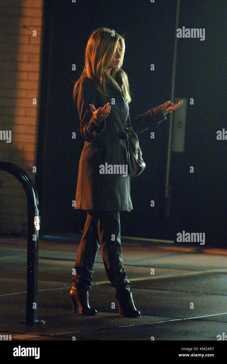 NEW YORK - APRIL 08: Jason Bateman and Jennifer Aniston seen on ...