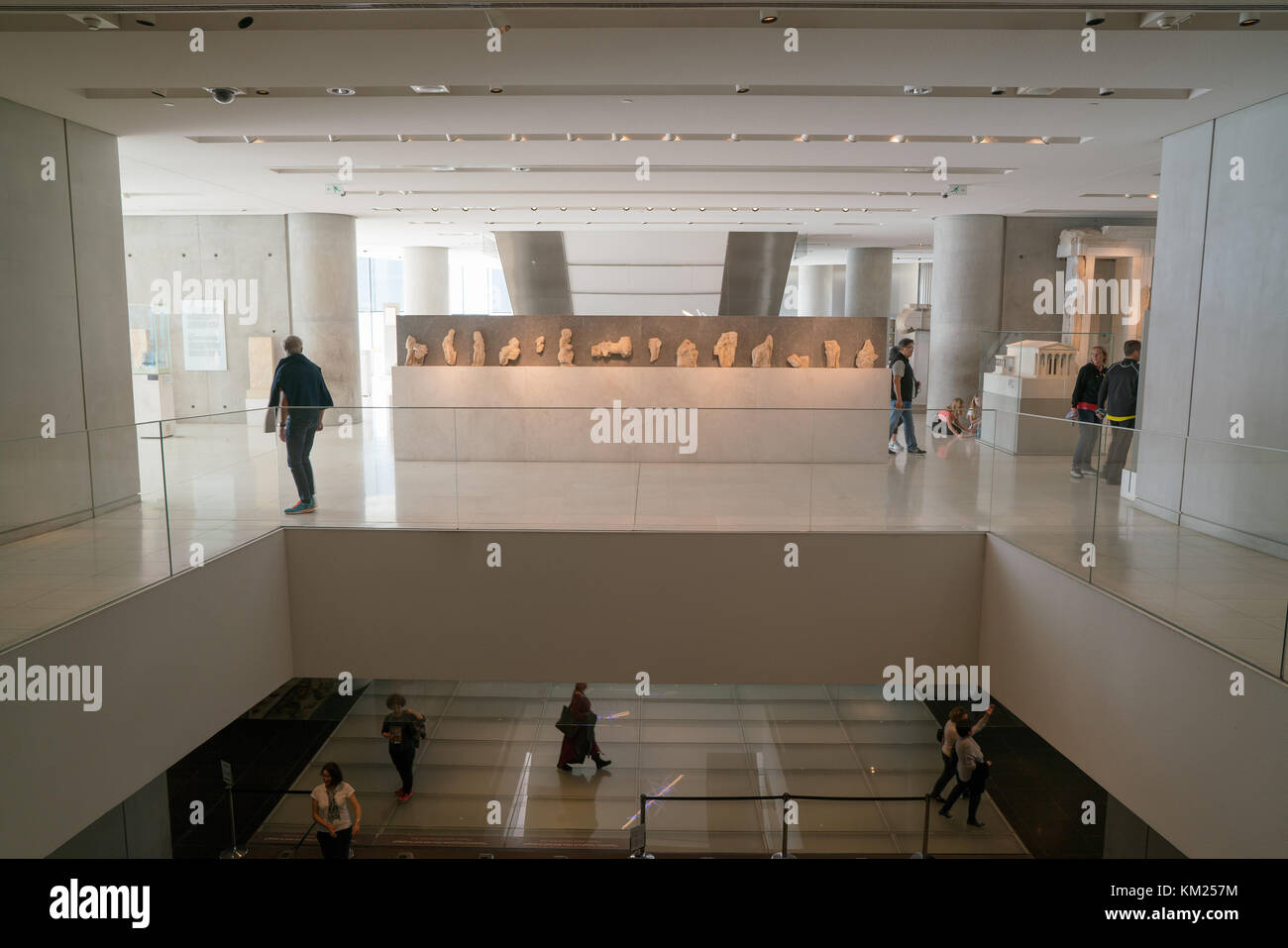 Athens, Greece - November 15, 2017: Interior View of the New Acropolis ...