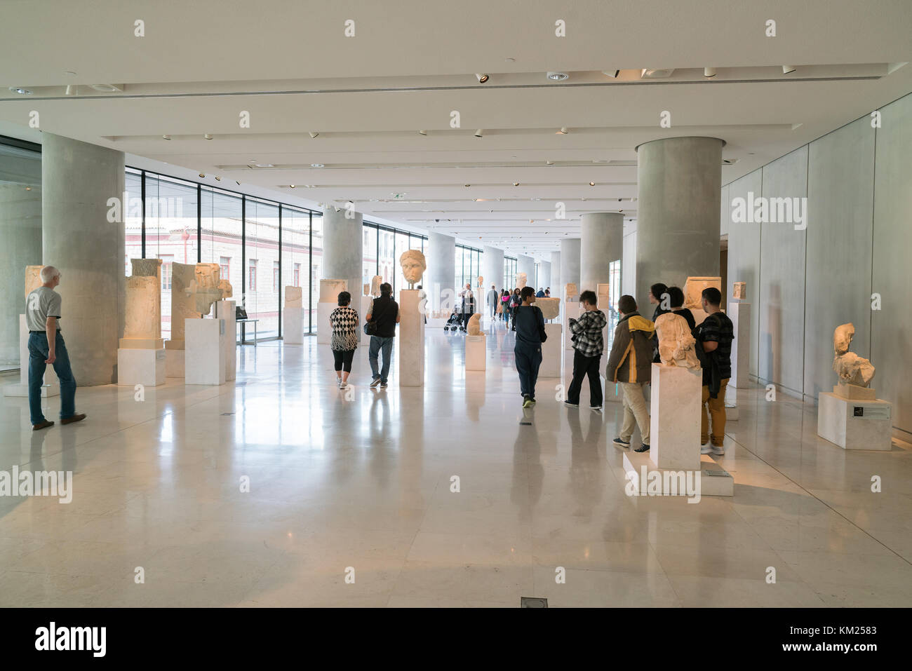 Athens, Greece - November 15, 2017: Interior View of the New Acropolis ...