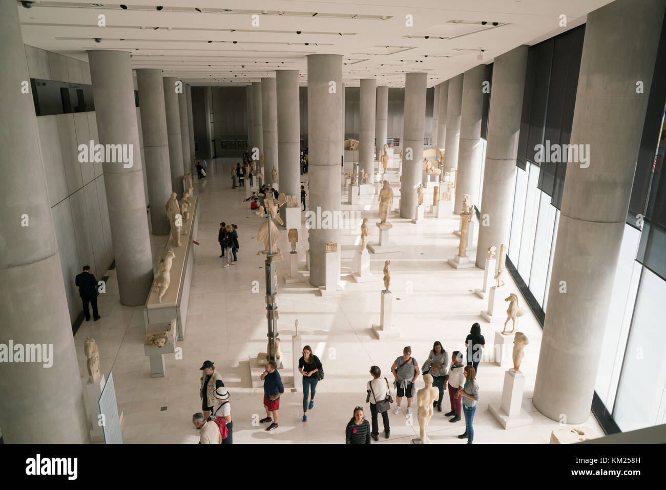 Athens, Greece - November 15, 2017: Interior View of the New Acropolis ...