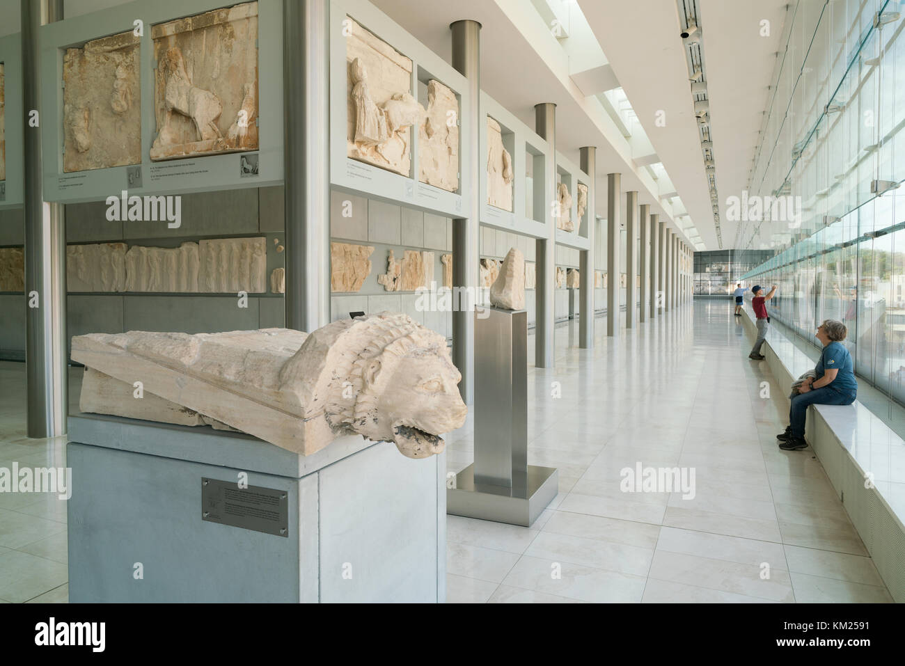 Athens, Greece - November 15, 2017: Interior View of the New Acropolis ...