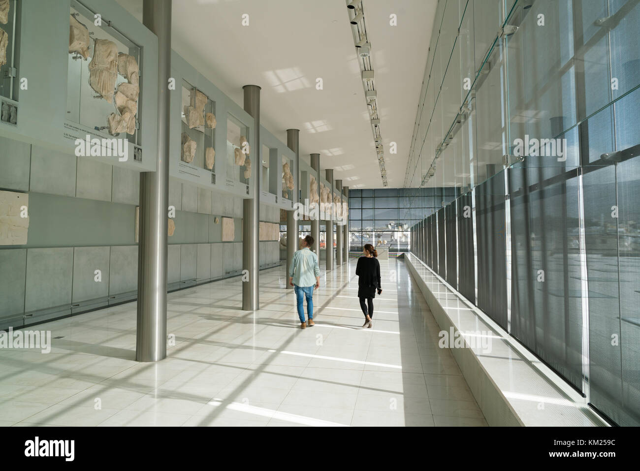 Athens, Greece - November 15, 2017: Interior View of the New Acropolis ...