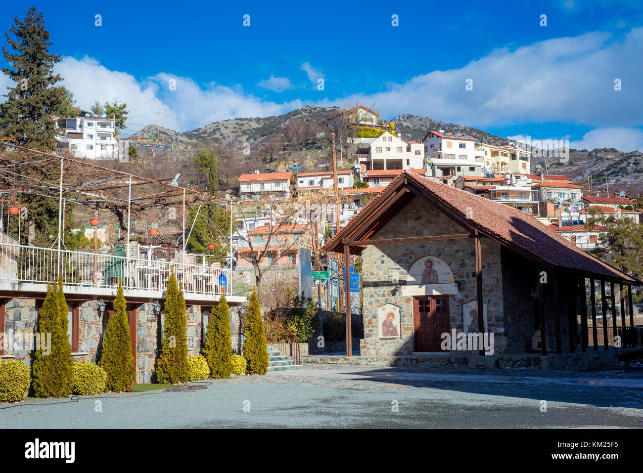 Church of "Panagia Eleousa". Agros village, Limassol District, Cyprus ...