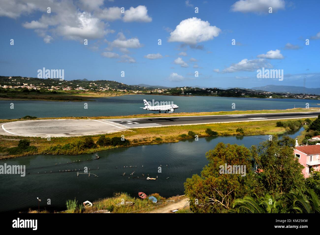 Corfu airport hi-res stock photography and images - Alamy