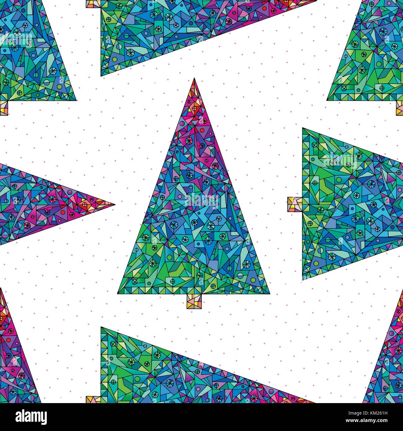 Creative paper christmas tree Stock Vector Images - Alamy