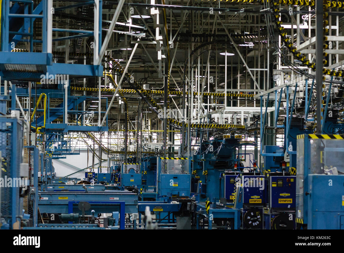 View inside a factory Stock Photo - Alamy