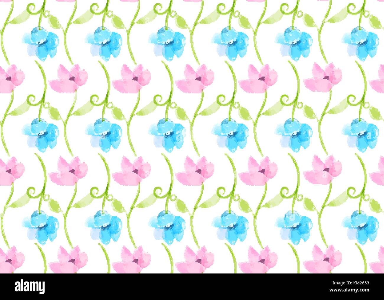 Spring summer background vintage Stock Vector Images - Alamy