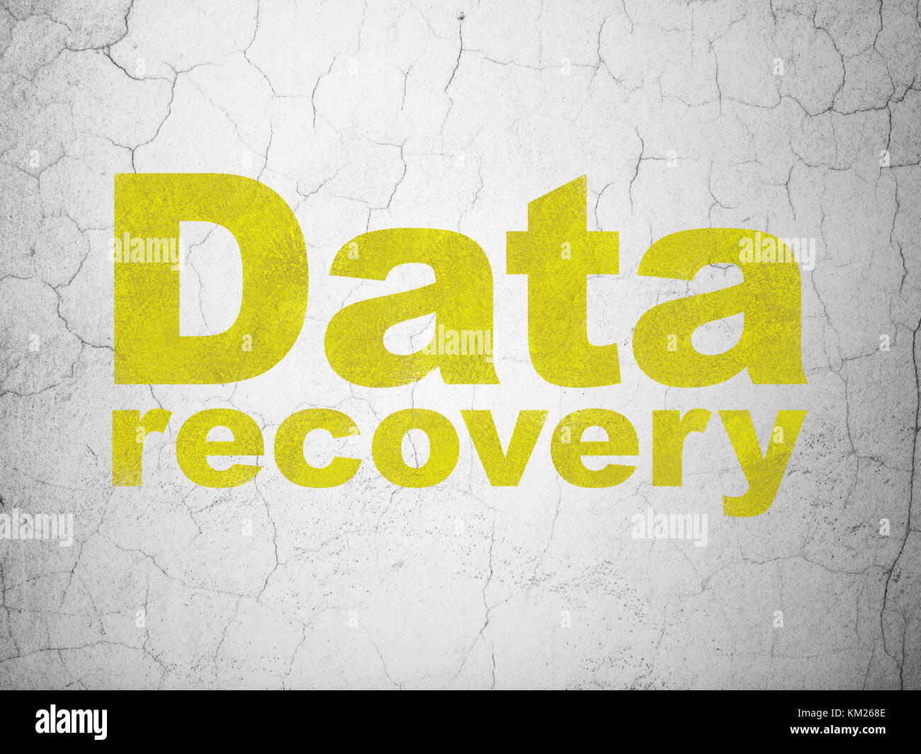 Information concept: Data Recovery on wall background Stock Photo - Alamy