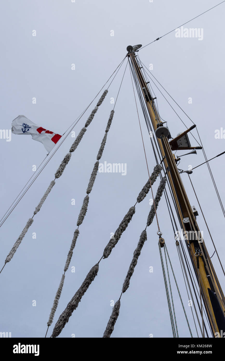 Royal Canadian Navy sail training vessel HMCS ORIOLE in Halifax, Nova ...