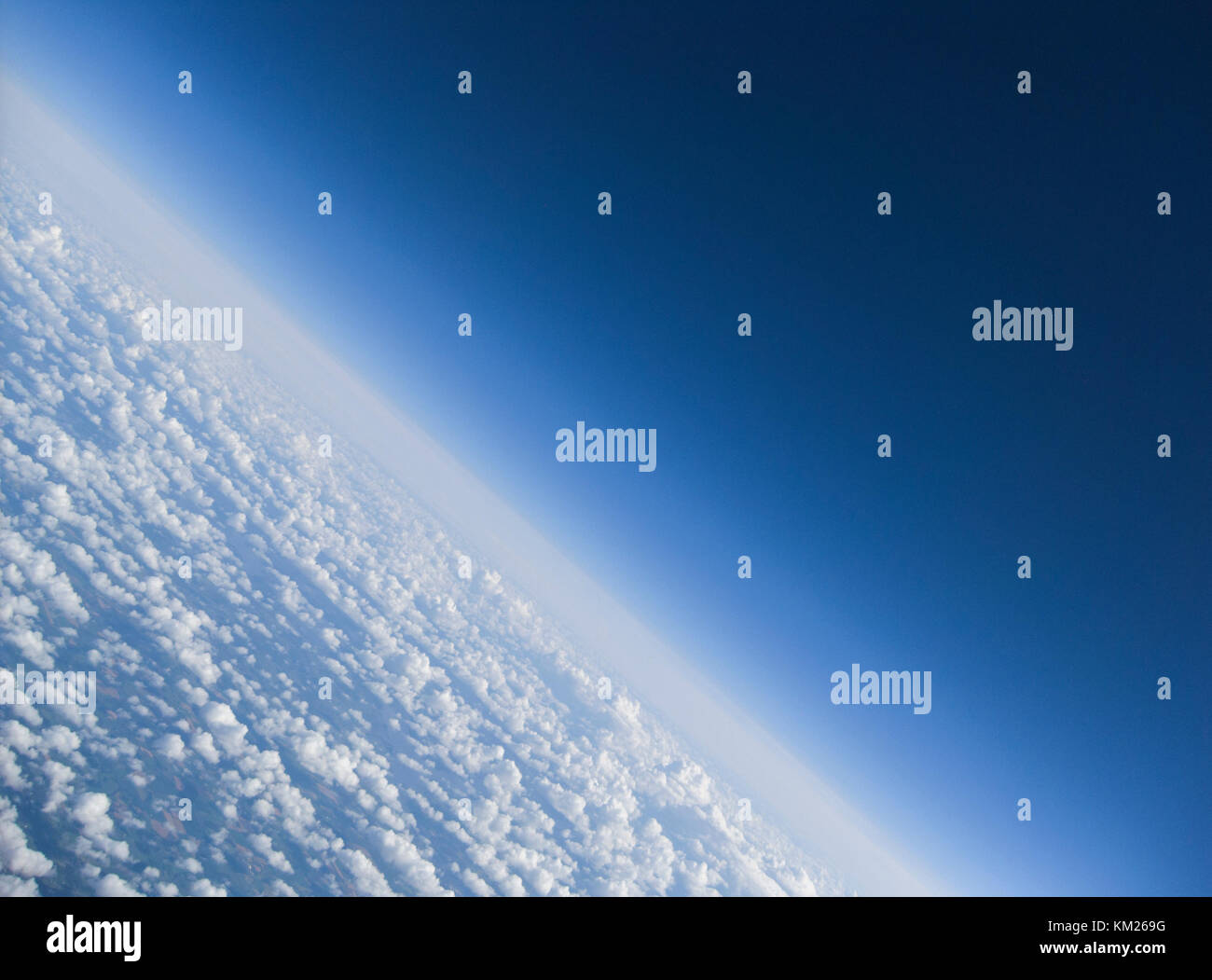 Sky earth blue space hi-res stock photography and images - Alamy