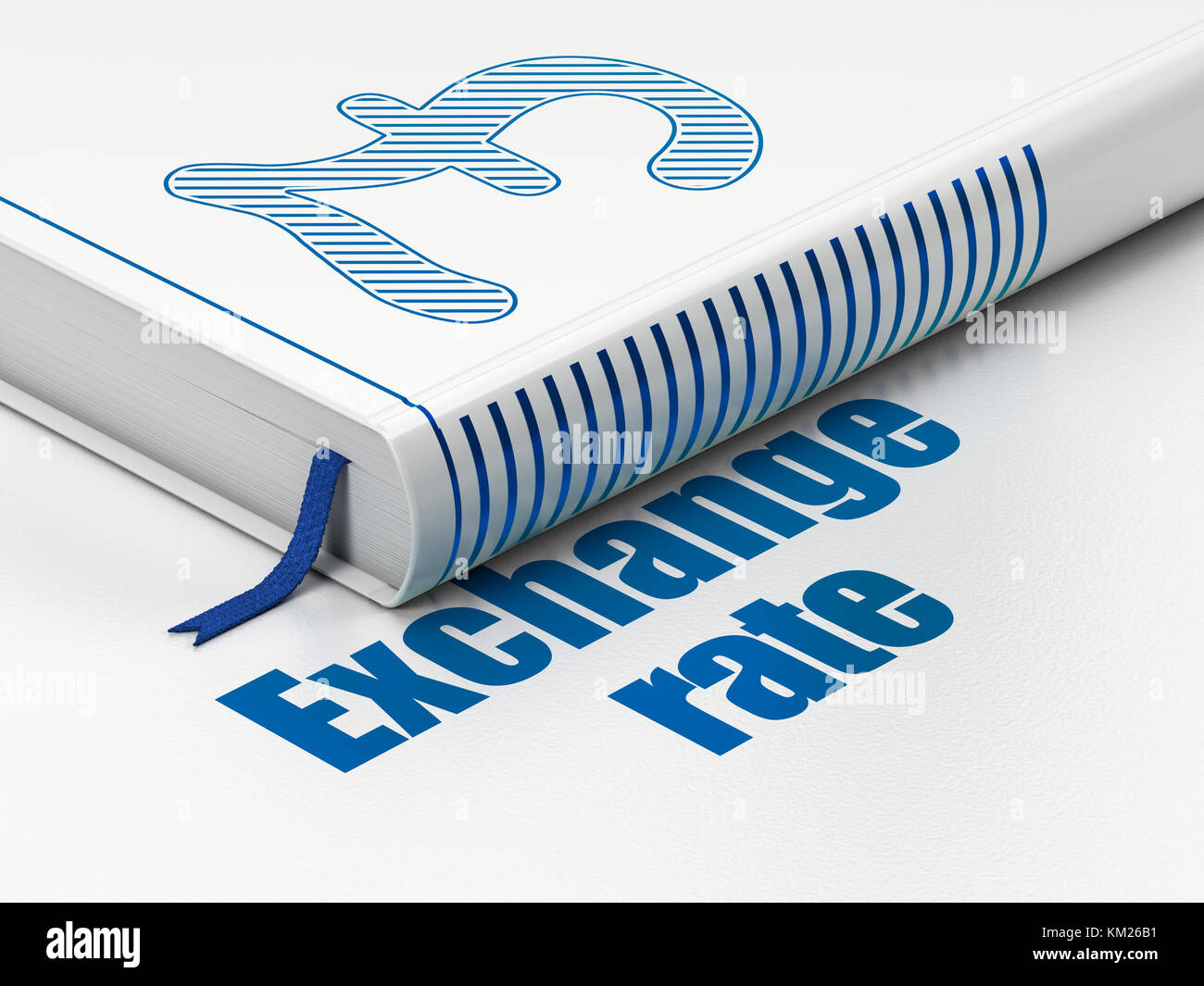 Currency concept: book Pound, Exchange Rate on white background Stock ...
