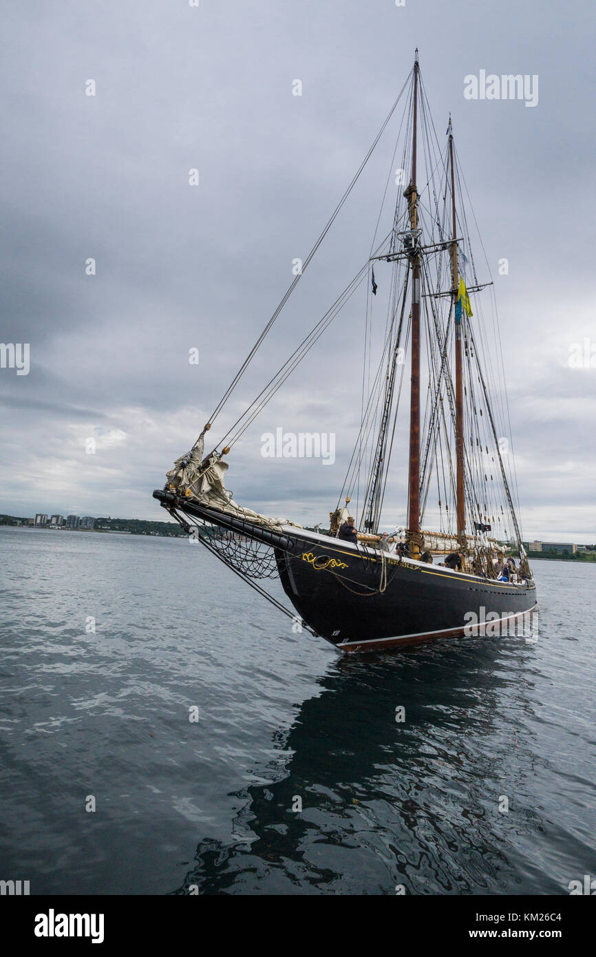 Replica Grand Banks schooner Bluenose II in Halifax, Nova Scotia ...