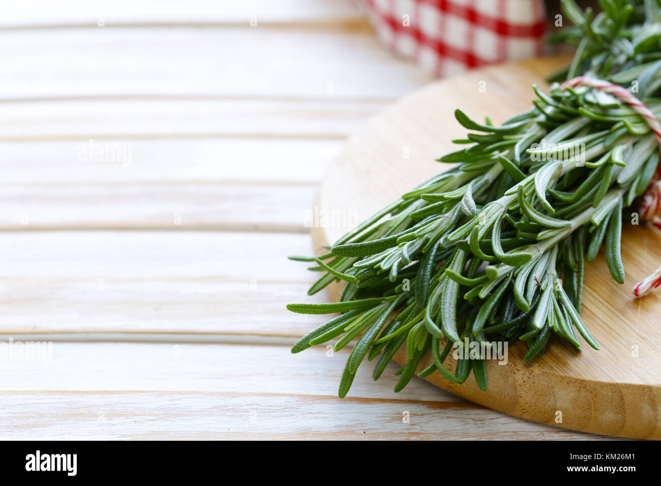 fresh green fragrant herb rosemary Stock Photo - Alamy