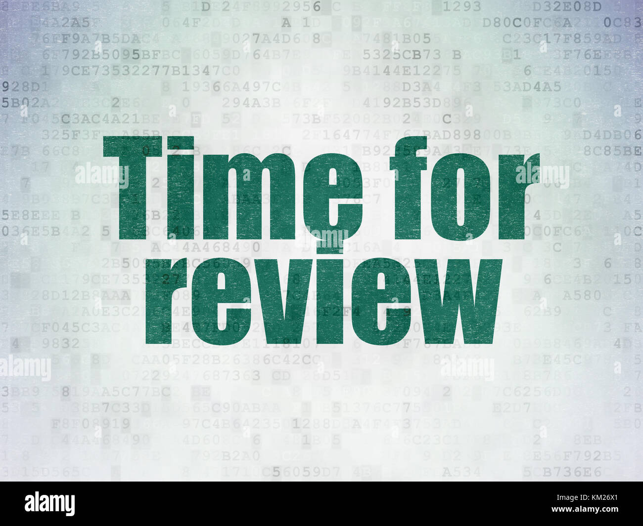 Timeline concept: Time for Review on Digital Data Paper background ...