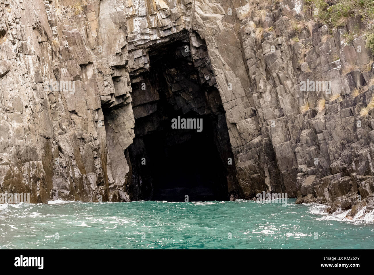Sandstone cave at Bruny Island, Tasmania Stock Photo - Alamy