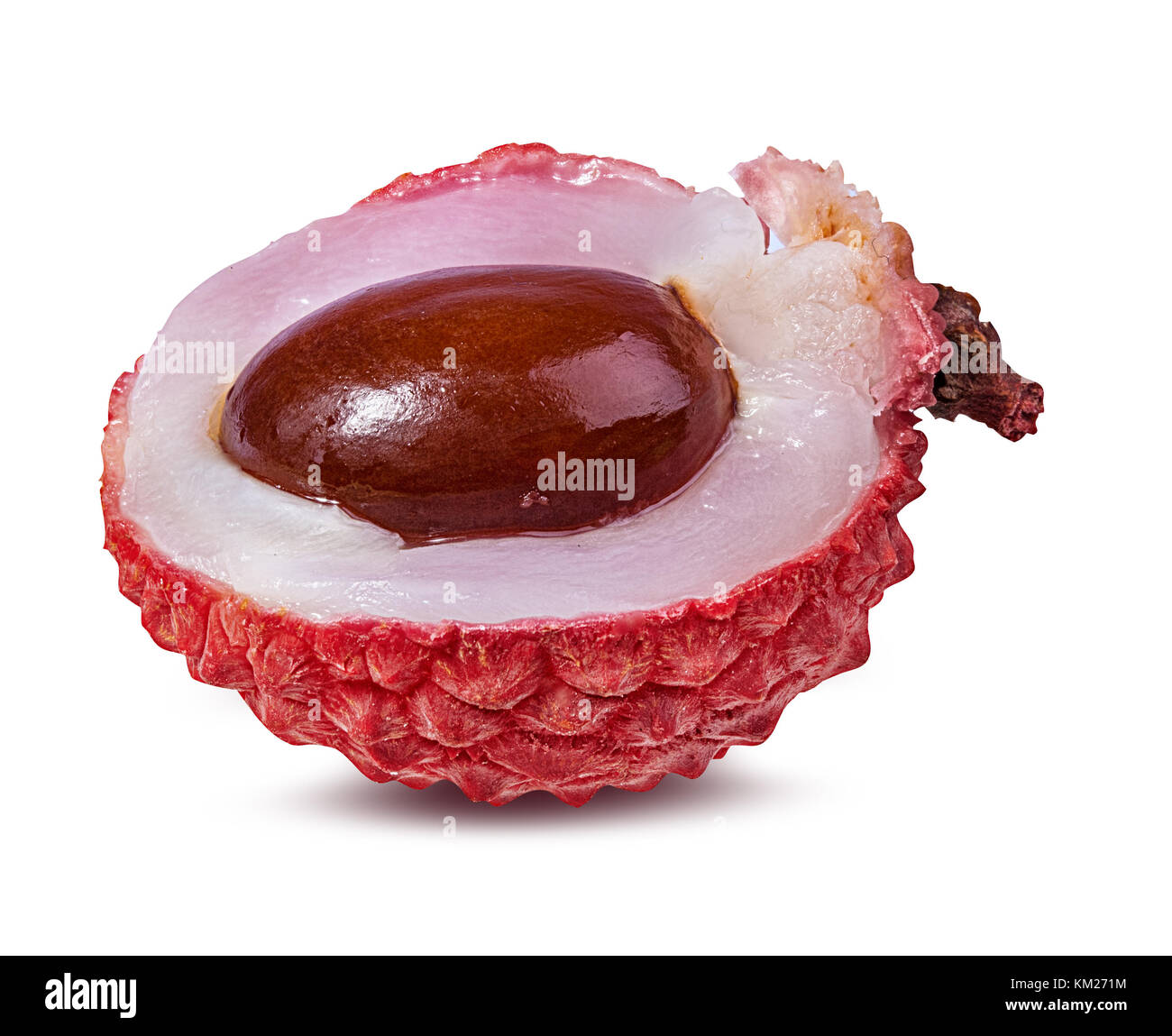 lychee isolated on white background Stock Photo - Alamy