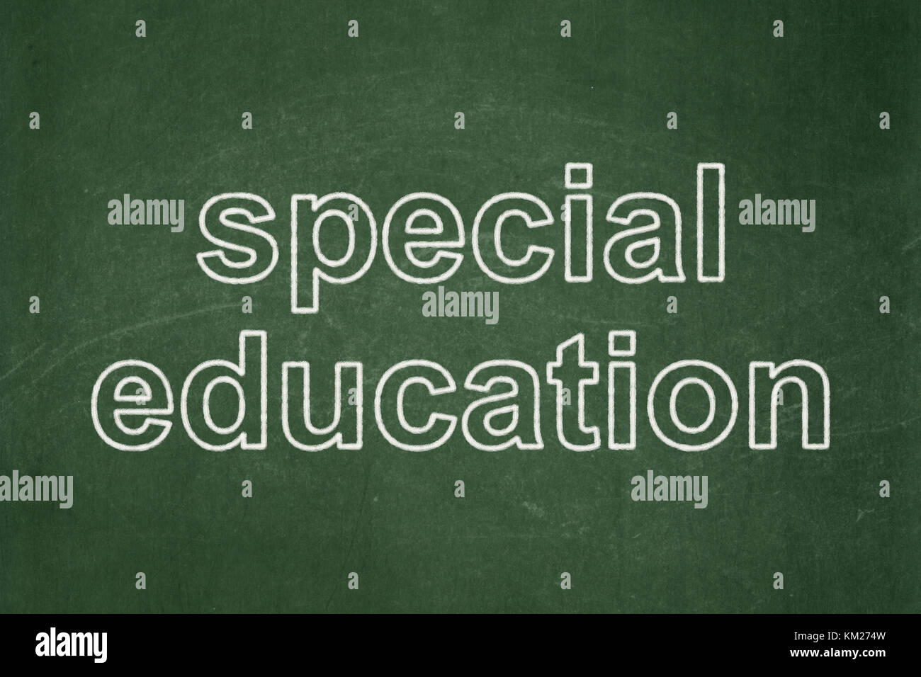 Education concept: Special Education on chalkboard background Stock ...