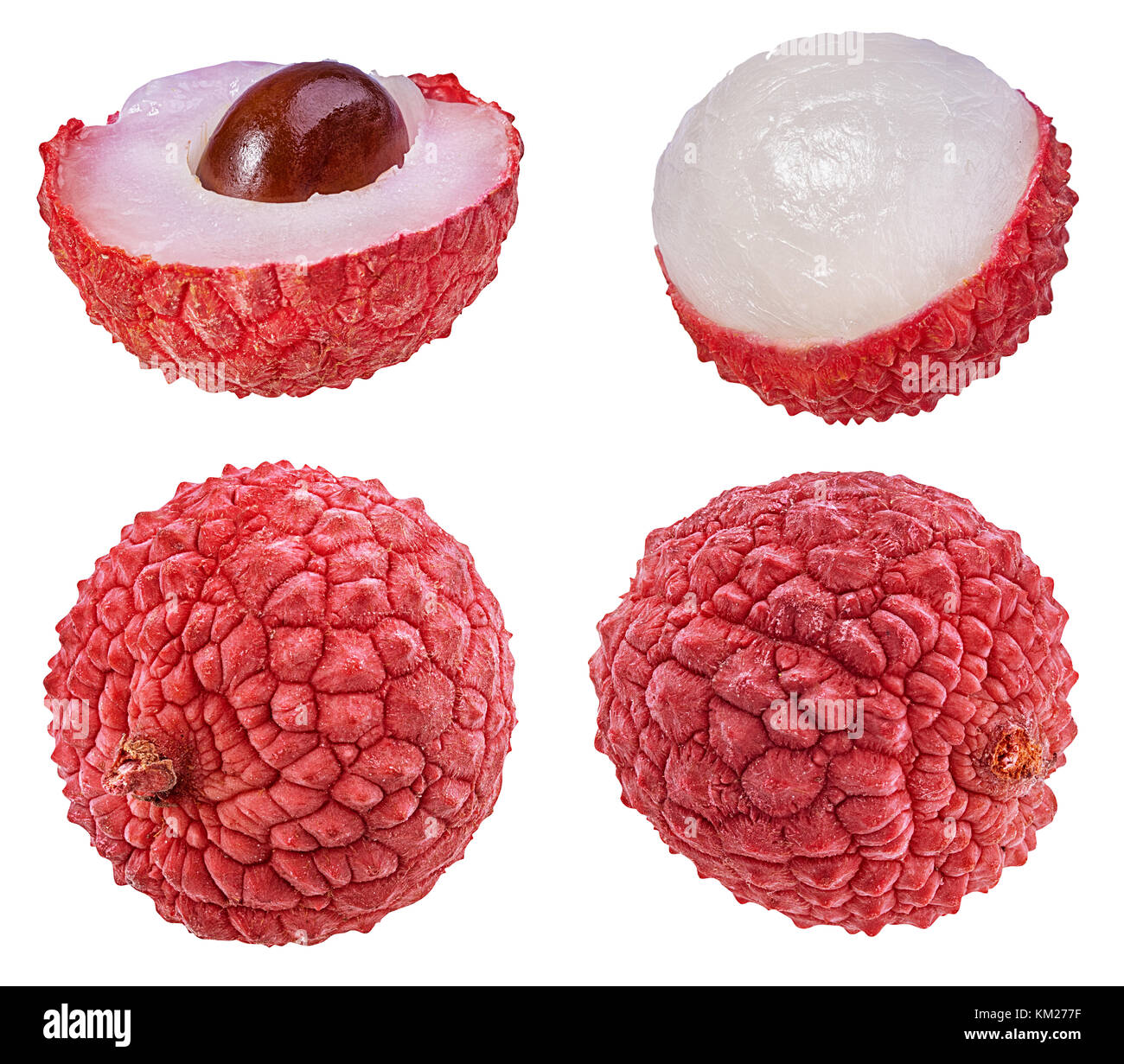 lychee isolated on white background Stock Photo - Alamy