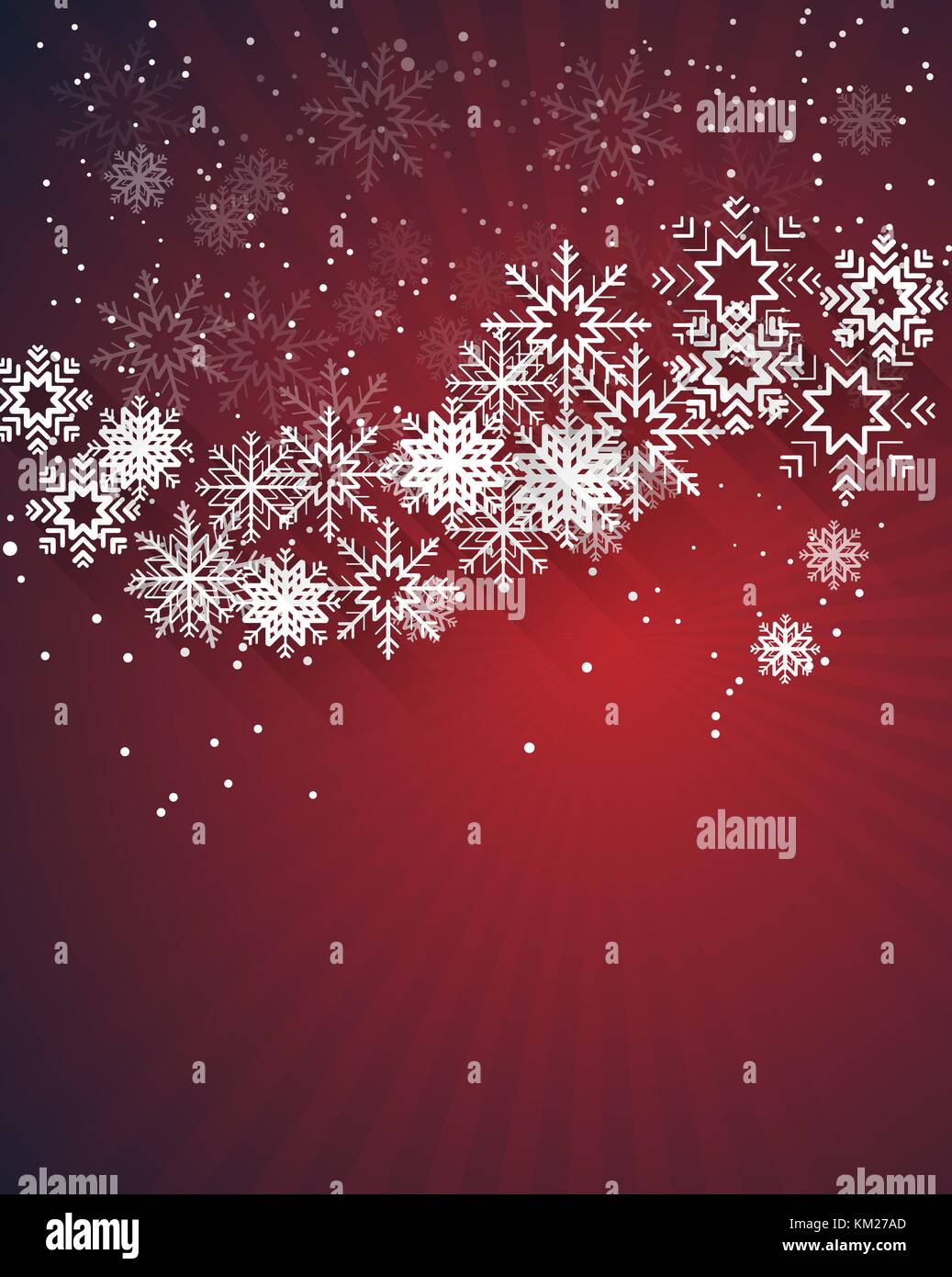 Christmas flat background falling Stock Vector Images - Alamy