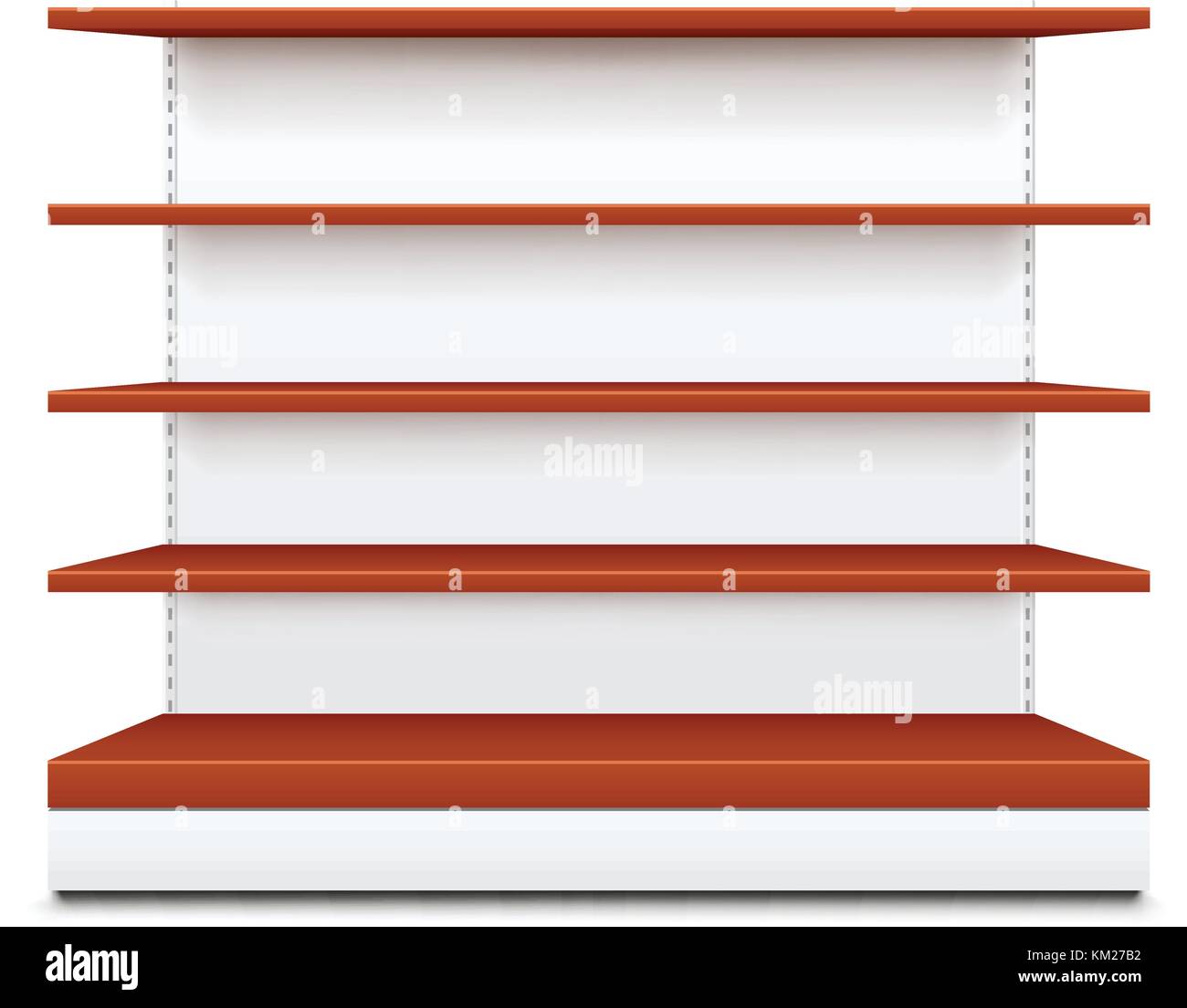 brown wooden shelves Stock Vector Image & Art - Alamy