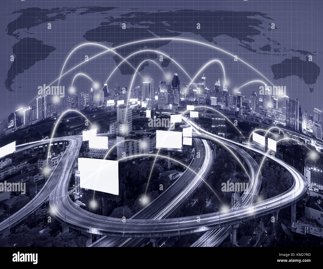 Map of morden hi-res stock photography and images - Alamy