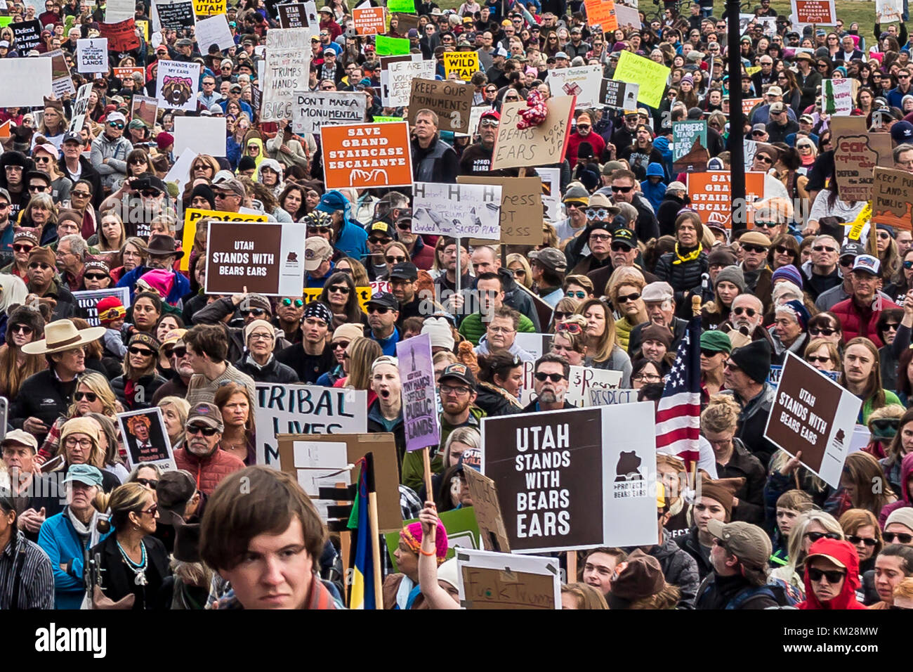 Thousands of people converged on the steps of Utah's State Capital ...
