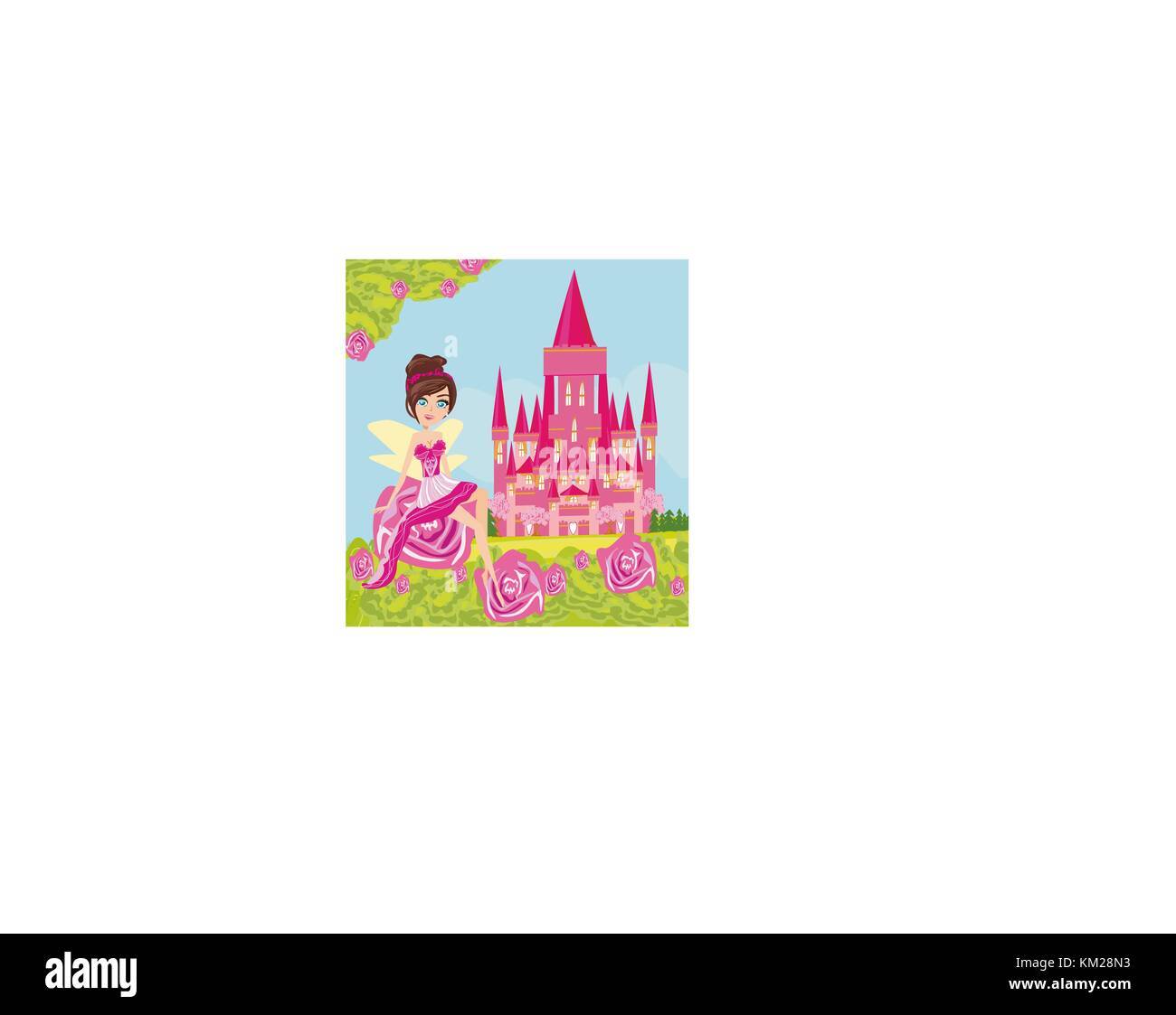 Color flower architecture Stock Vector Images - Alamy