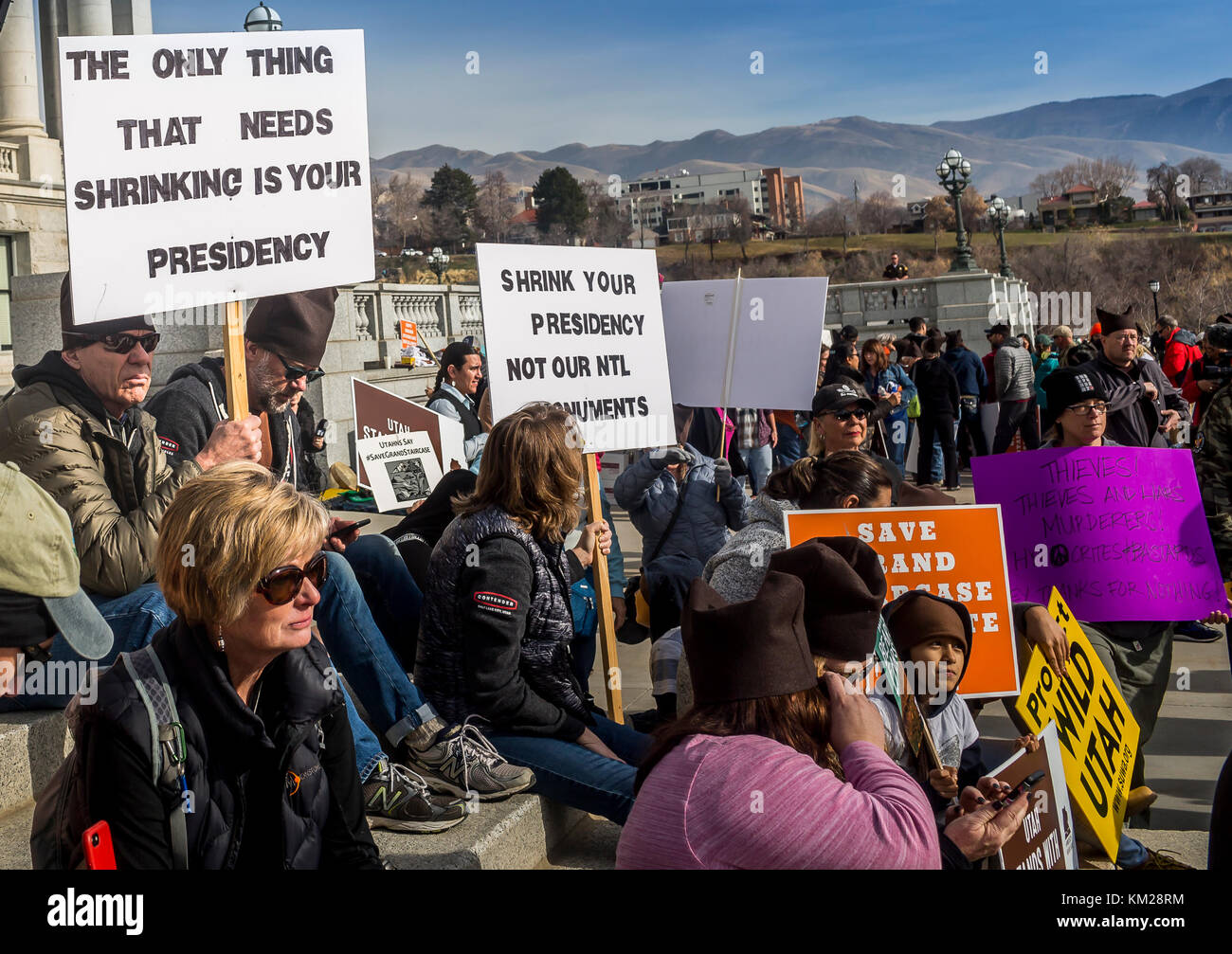 Thousands of people converged on the steps of Utah's State Capital ...