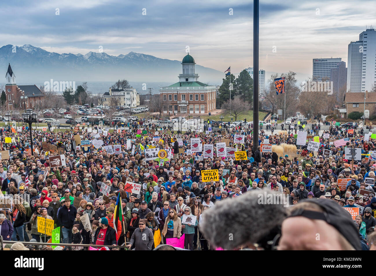 Thousands of people converged on the steps of Utah's State Capital ...