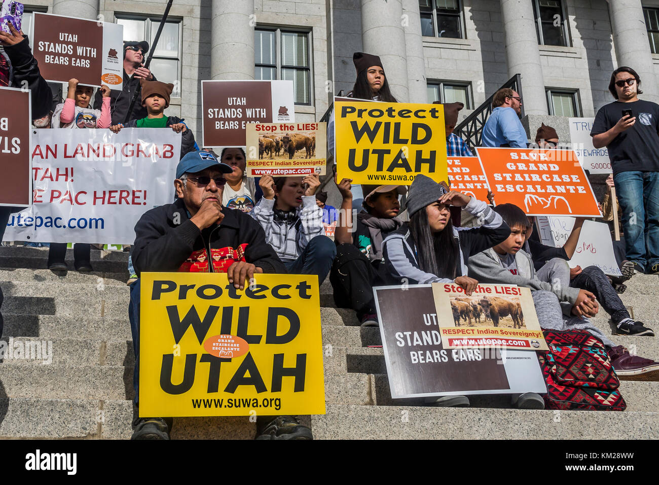 Thousands of people converged on the steps of Utah's State Capital ...