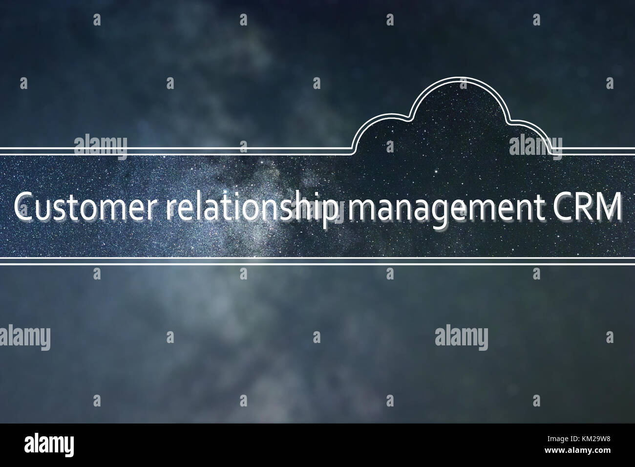 Customer relationship management CRM word cloud Concept. Space ...