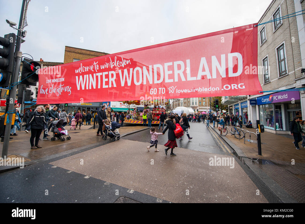 Wimbledon, London SW19, UK. 3 December, 2017. Love Wimbledon’s popular ...