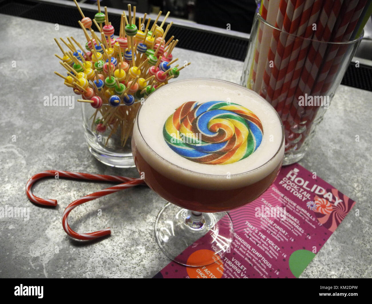 Cocktail bar menue hi-res stock photography and images - Alamy