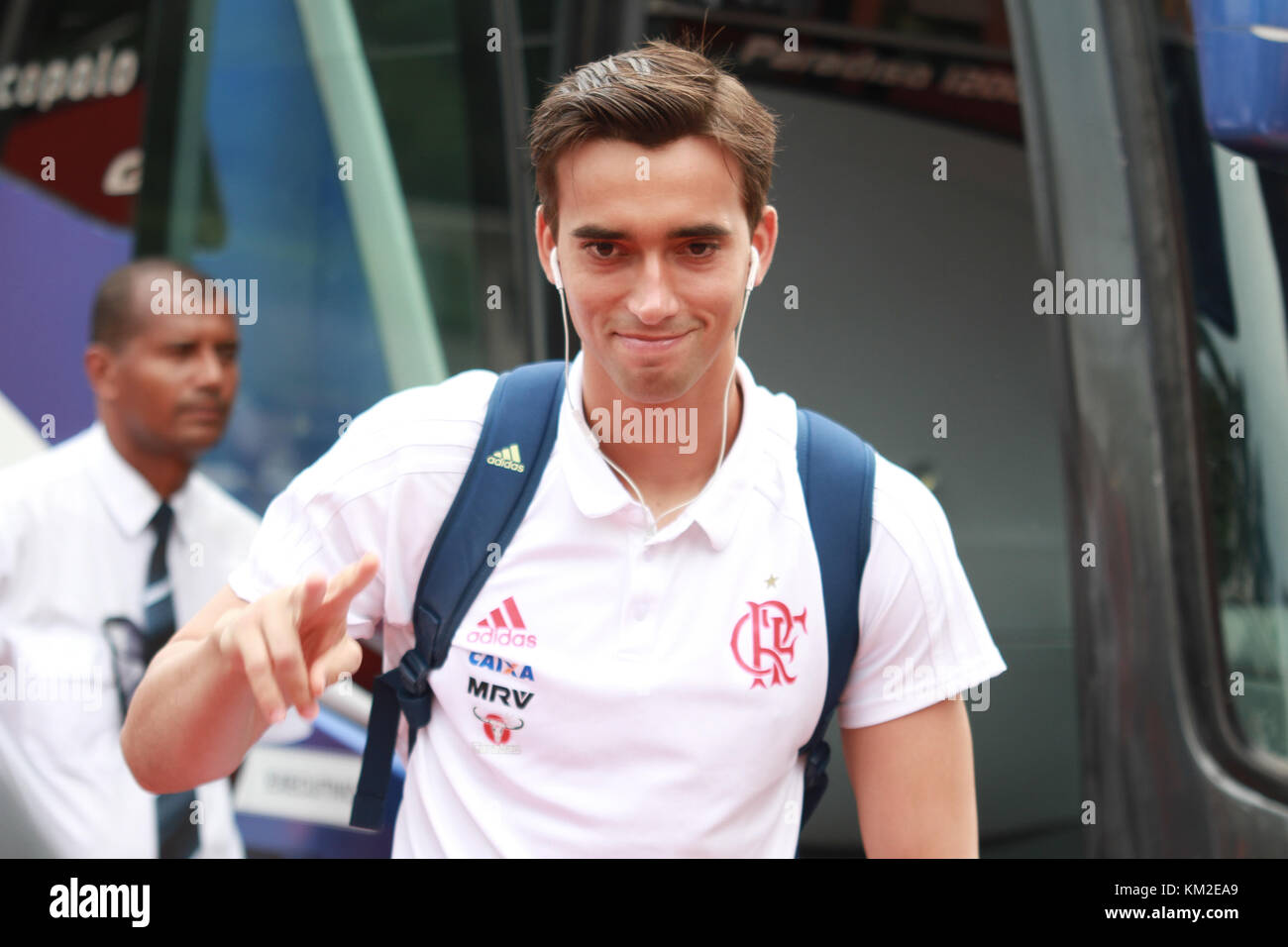 Salvador, Brazil. 03rd Dec, 2017. César, goalkeeper of Flamengo ...