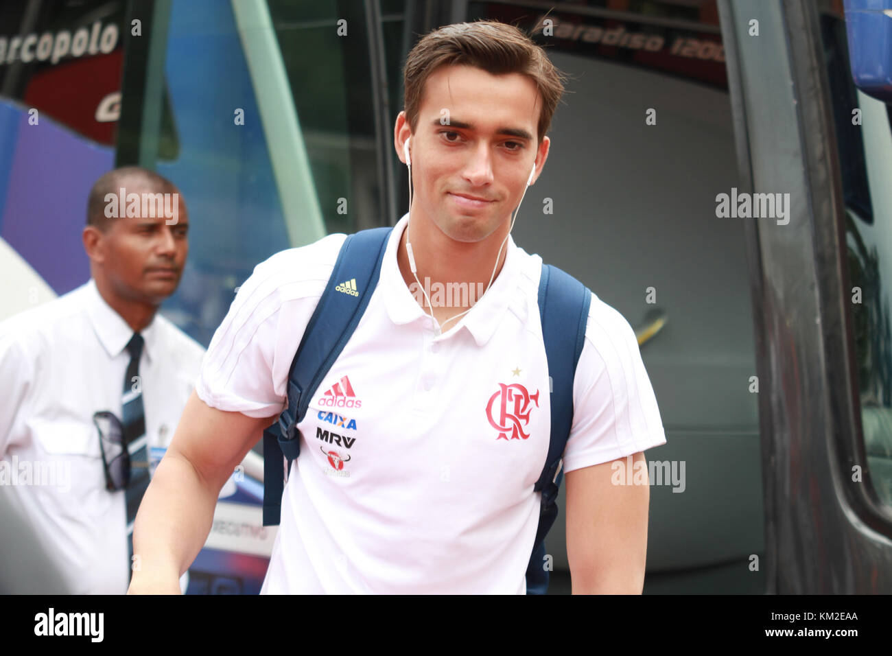 Salvador, Brazil. 03rd Dec, 2017. César, goalkeeper of Flamengo ...