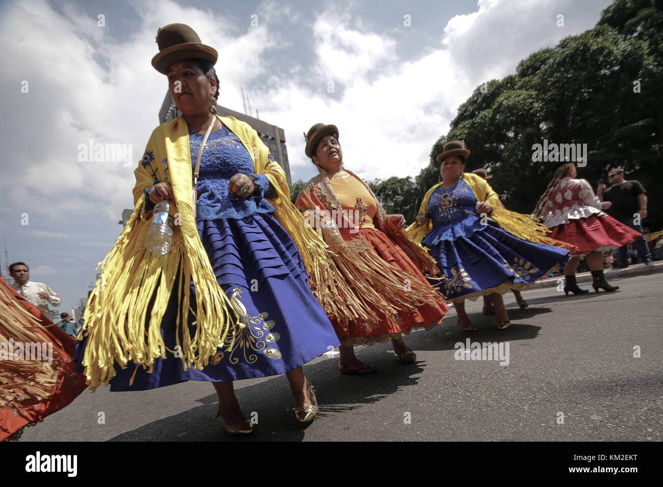 Sao Paulo, Brazil. 3rd Dec, 2017. hundreds of immigrants from different ...