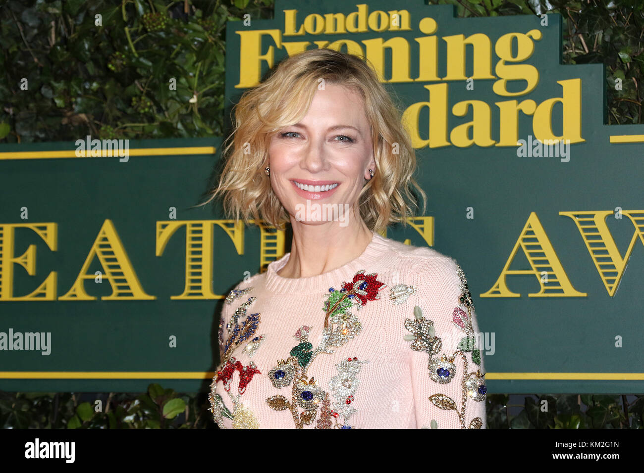 London, UK. 3rd December, 2017.Cate Blanchett, London Evening Standard Theatre Awards, Theatre ...