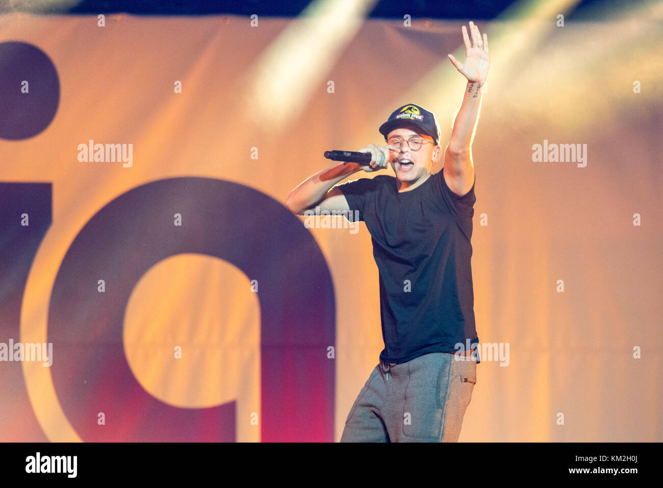 San Jose, California, USA. 2nd Dec, 2017. Rapper LOGIC (SIR ROBERT ...