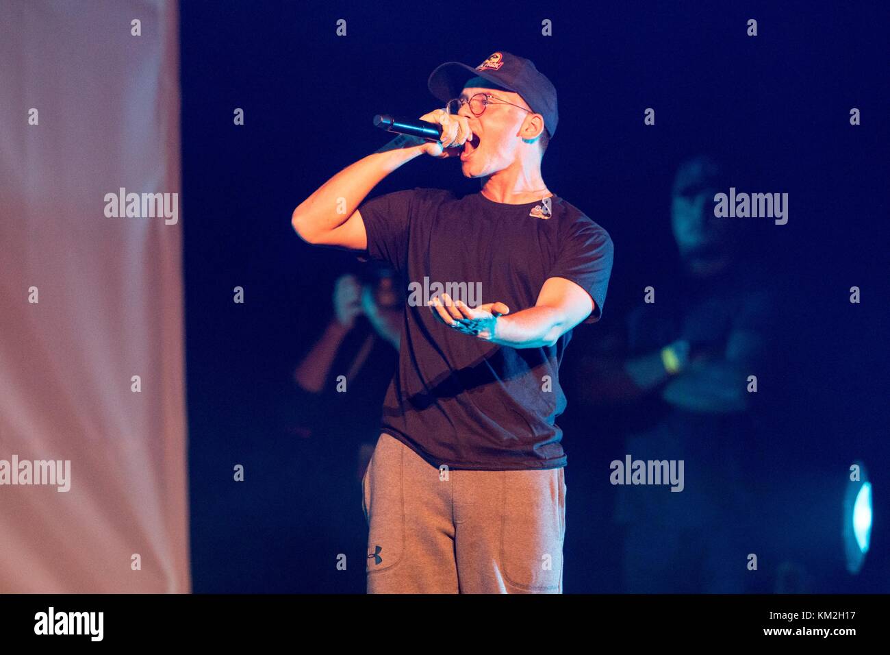 San Jose, California, USA. 2nd Dec, 2017. Rapper LOGIC (SIR ROBERT ...
