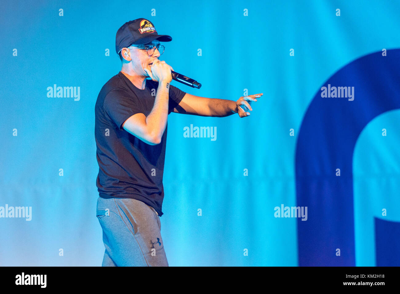 San Jose, California, USA. 2nd Dec, 2017. Rapper LOGIC (SIR ROBERT ...