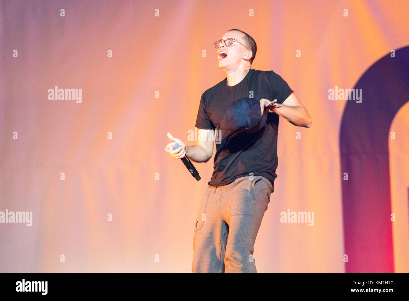 San Jose, California, USA. 2nd Dec, 2017. Rapper LOGIC (SIR ROBERT ...