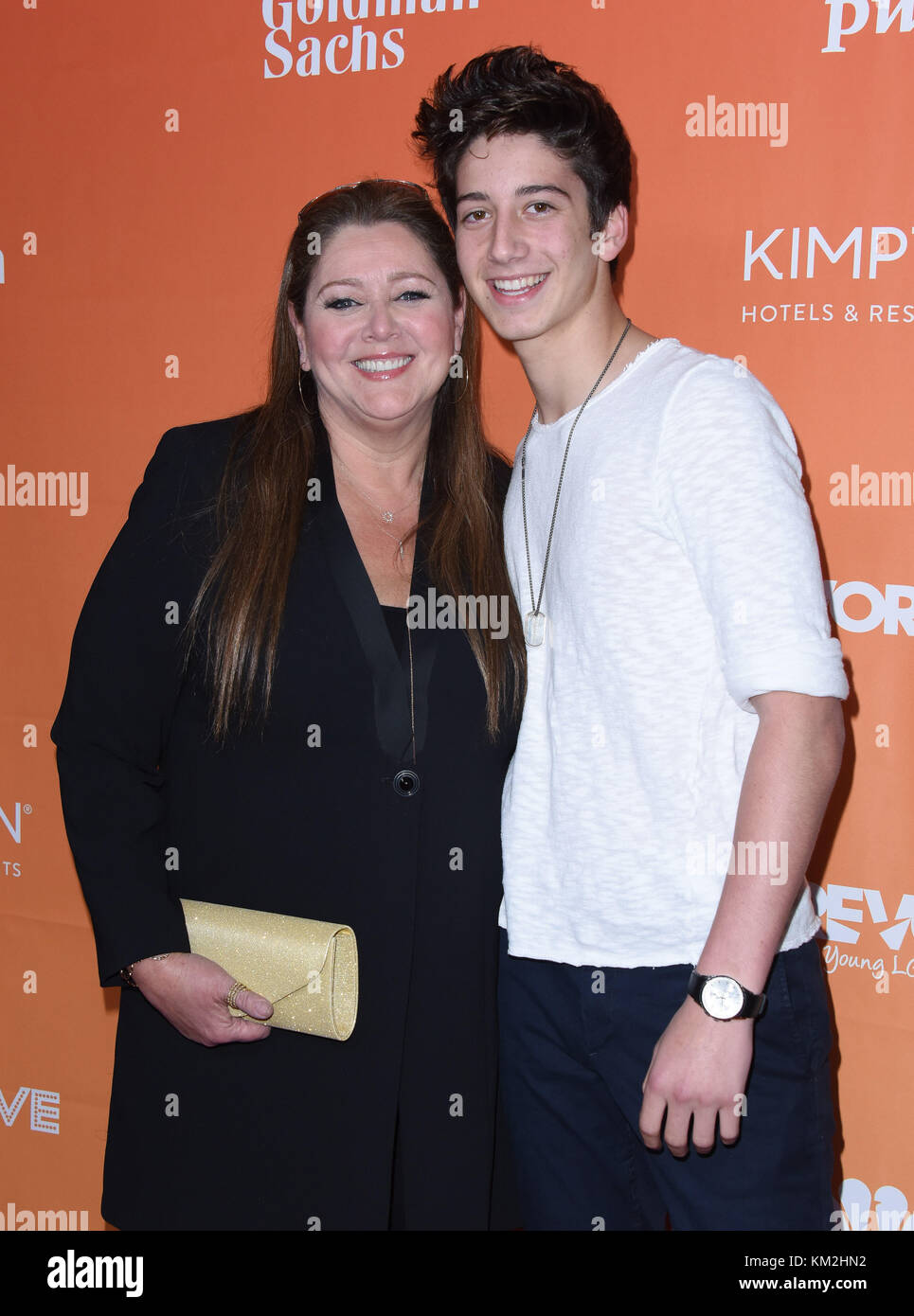 Beverly Hills, California, USA. 3rd Dec, 2017. Camryn Manheim and Milo ...
