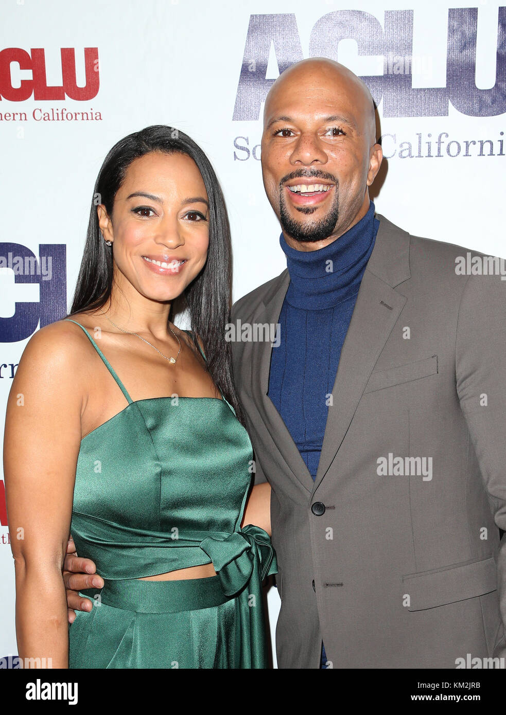 Beverly Hills, Ca. 3rd Dec, 2017. Angela Rye, Common, at ACLU SoCal's ...