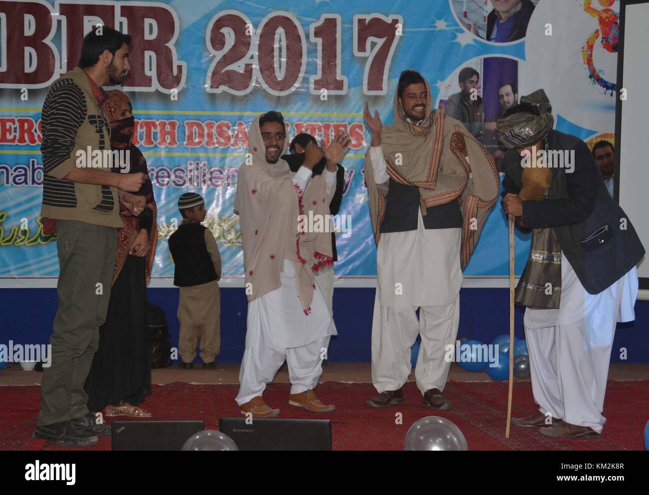 Karachi, Pakistan. 3rd December, 2017. Dumb and Deaf Association ...